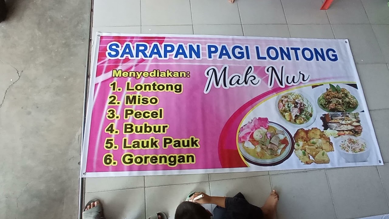 Spanduk olshop 2x1 m bahan Vinyl 280 gram