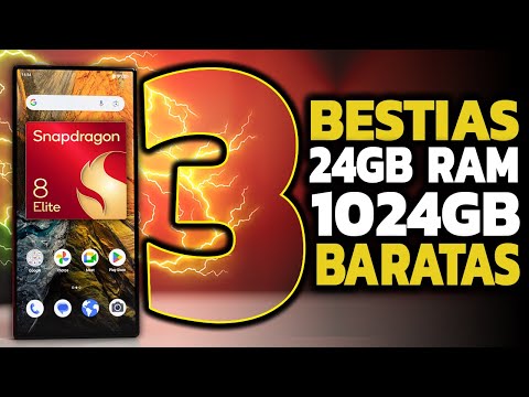 3 TELÉFONOS ALTA GAMA con 24GB RAM (REALES) Y 1024GB ¡LOS MAS POTENTES DE 2025! 🏆