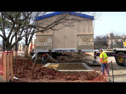 Millennium Fountain Building Installation