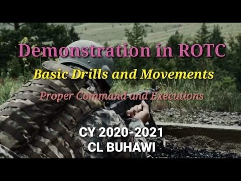 Demonstration in ROTC | Basic Drills and Movements | Proper Command and Executions | NSTP-ROTC