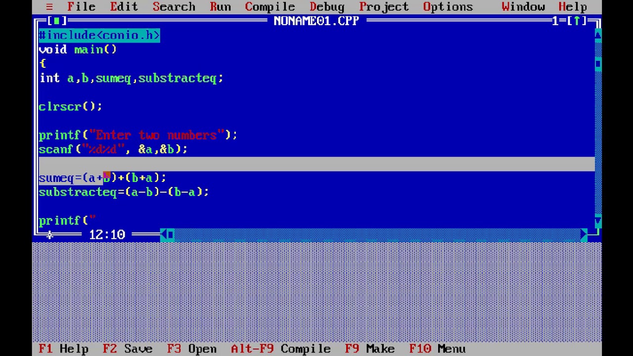 Use Turbo C++ to solve any Mathematics equation | C language tutorials