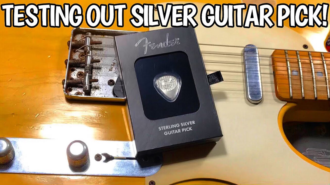 Testing Out Silver Guitar Pick!