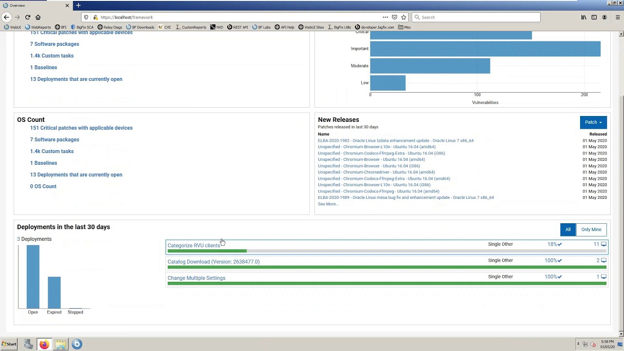 BigFix  - WebUI -   Patch Policies