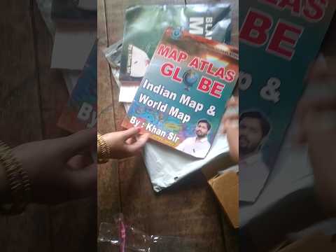 khan sir blank map and map atlas globe book #khansir #khanglobalstudies #atlas #blankmap#motivation