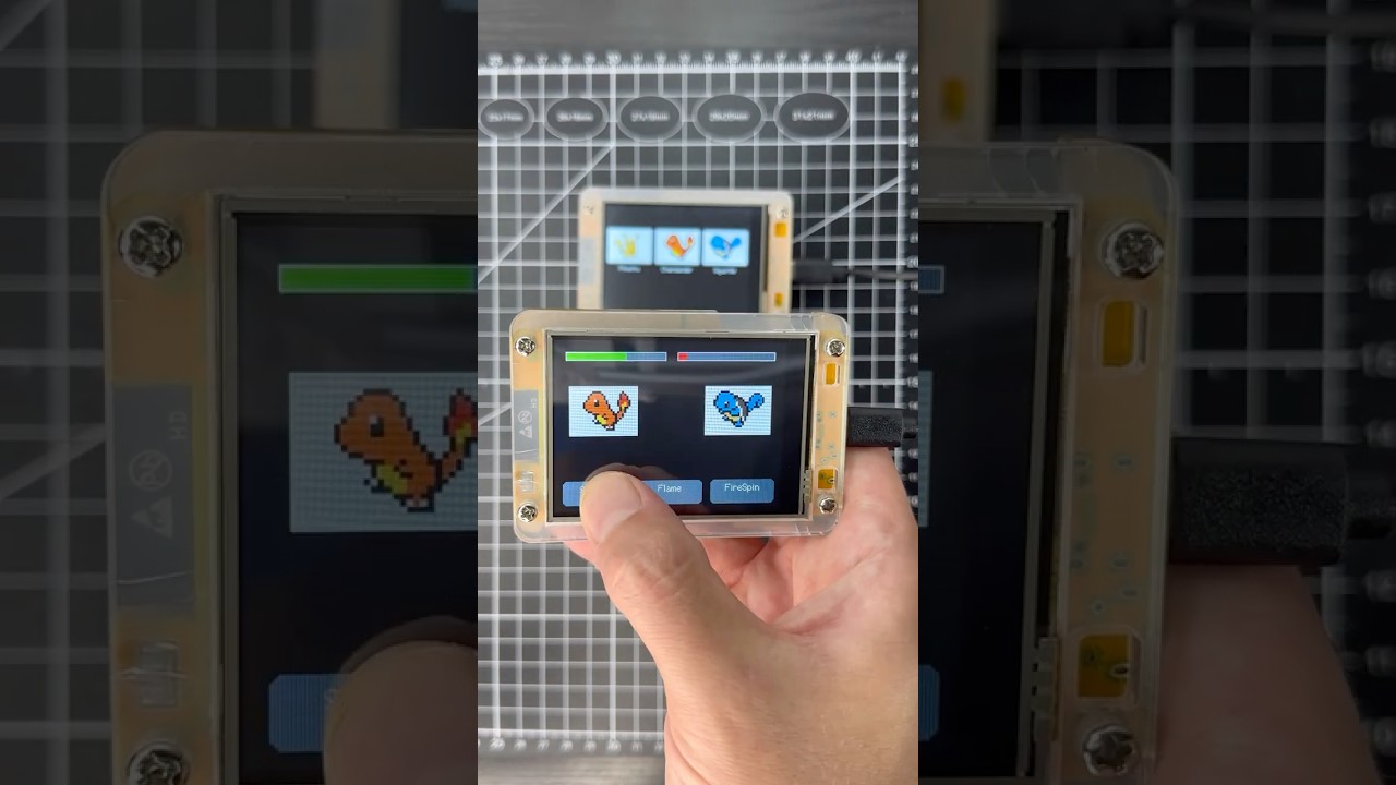 Pokémon Battle Game on ESP32 CYD #esp32 #arduino #pokemon