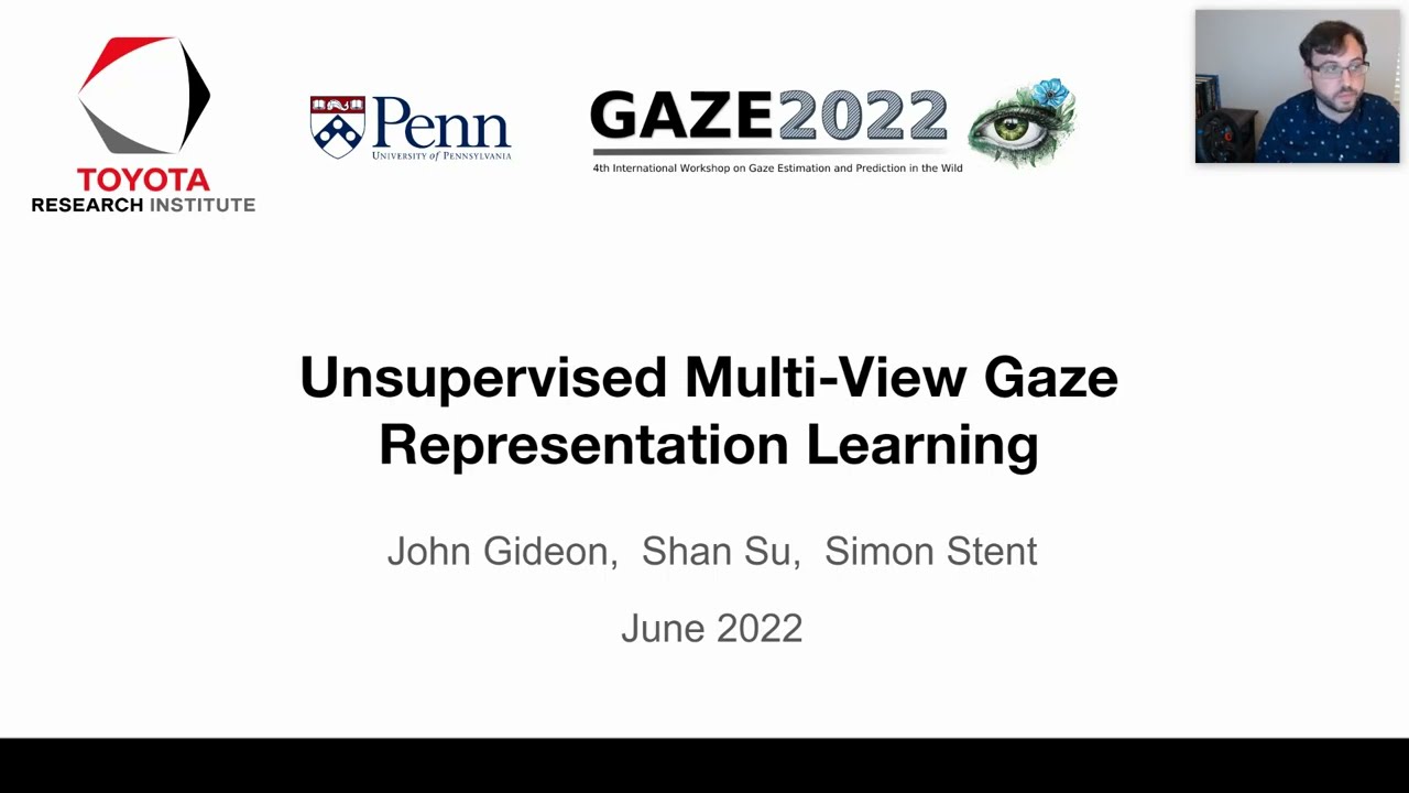 Unsupervised Multi-View Gaze Representation Learning