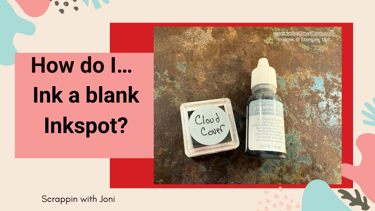How to add ink to a blank ink spot.