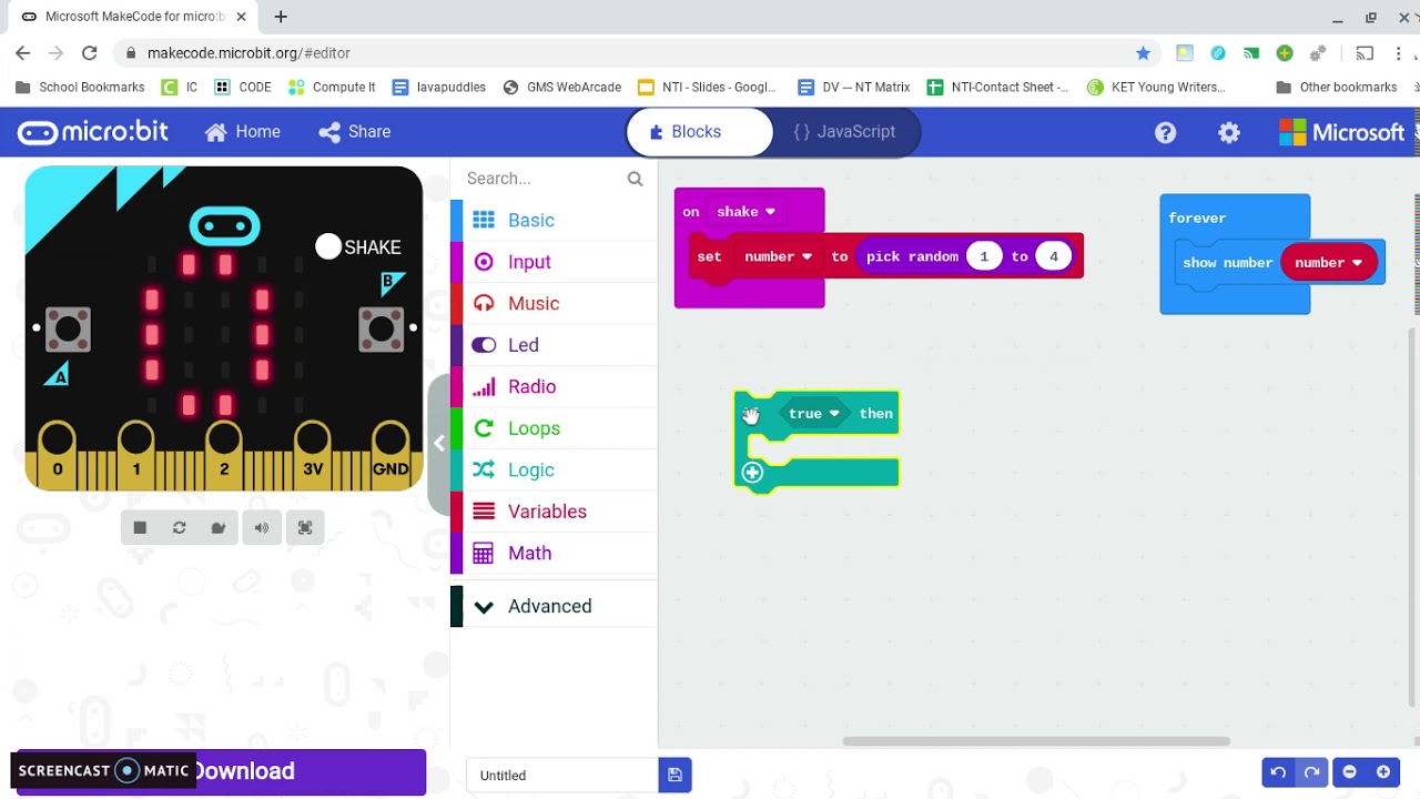 Using Random Numbers with MicroBit