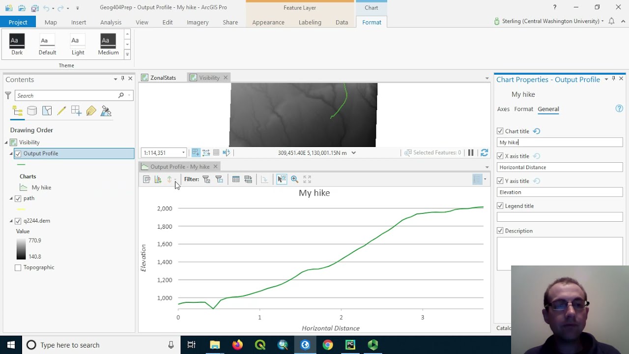 Making an elevation profile graph in ArcGIS Pro