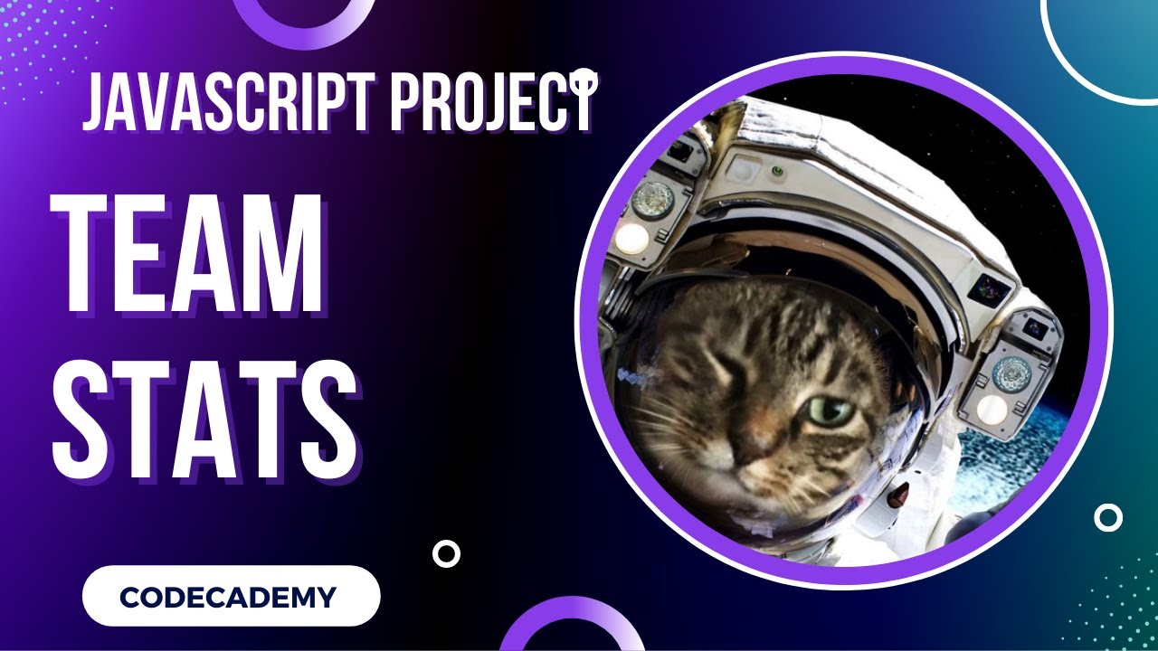 Team Stats Javascript Object Project | Day 47 Codecademy
