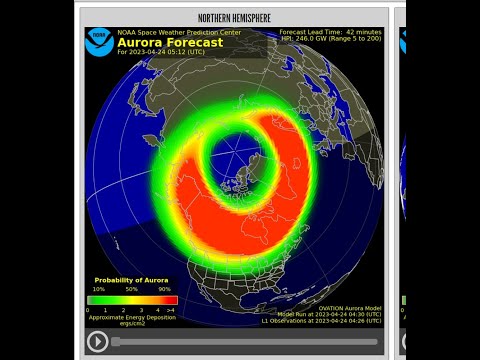 Get outside! Auroras in the States! Solar Weather report. Earthquake update. Sunday night 4/23/2023