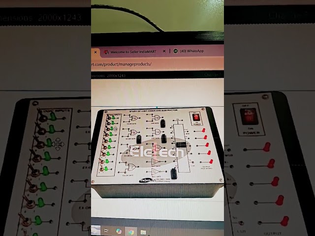 DIGITAL ELECTRONICS LAB TRAINER KITS - Analog Computer Trainer ...