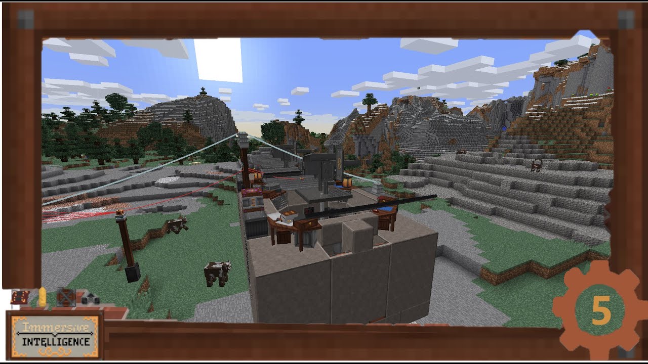Immersive Intelligence tutorial [Ep 5] artillery howitzer (modded minecraft tutorial)