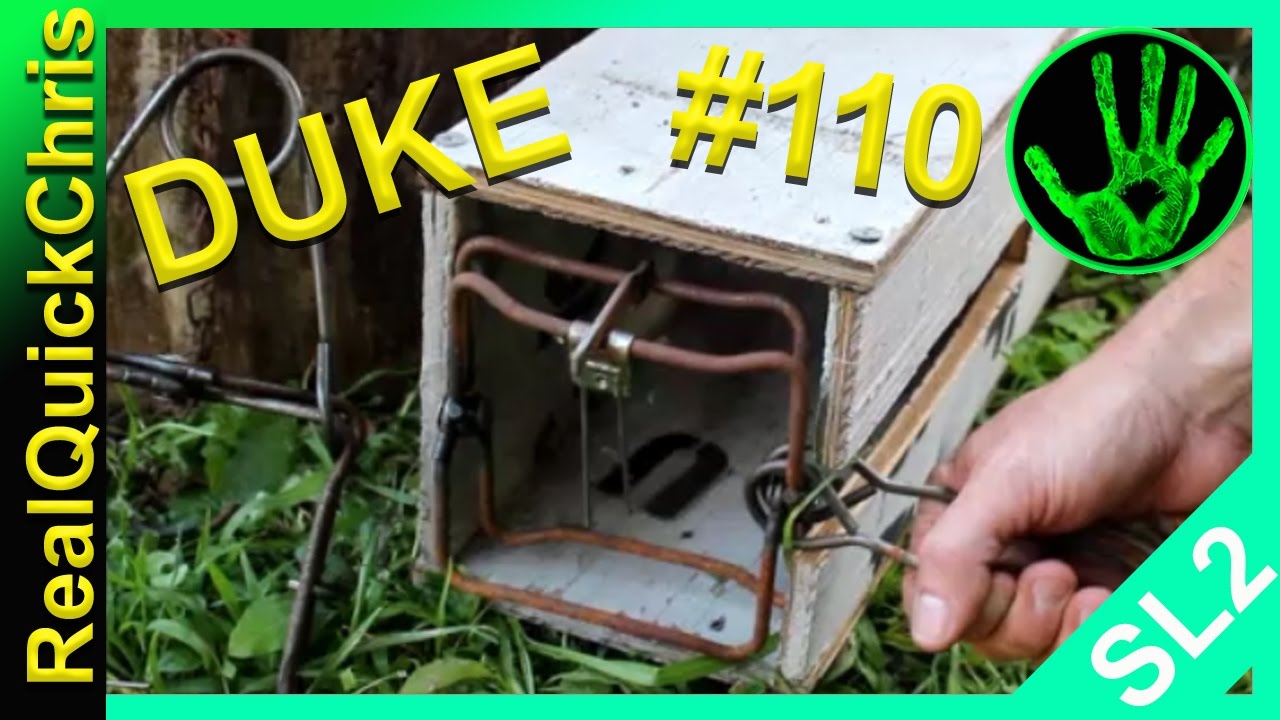don' t let the cat outside. duke #110 conibear trap