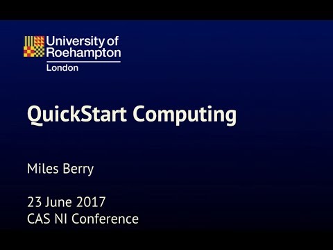 Introduction to QuickStart Computing KS3