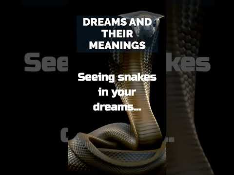 Dreams And Their Meanings #dream #snake #shorts #short