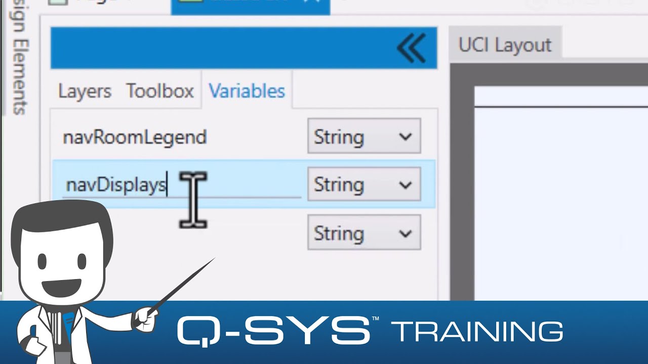 Q-SYS Training | Control and UCI ADVANCED - C6 - UCI Variables