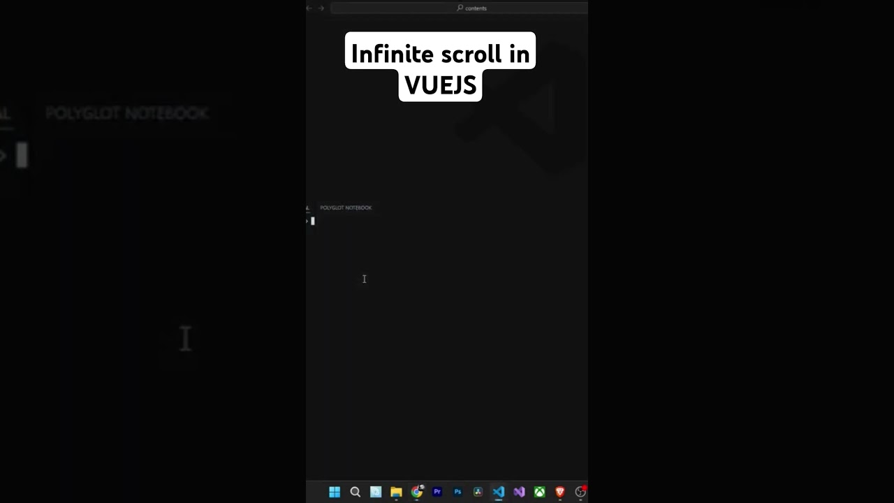 infinite ♾️ scroll #vuejs
