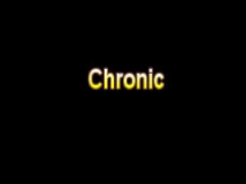 What Is The Definition Of Chronic - Medical Dictionary Free Online