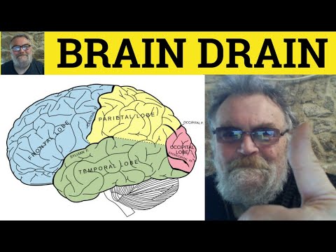 🔵 Brain Drain Meaning - Brain Drain Examples - Brain Drain Defined - Idioms - ESL British RP Accent