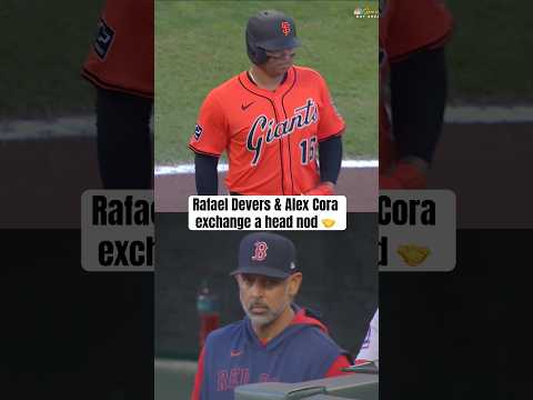 Rafael Devers first AB vs. the Red Sox 👀