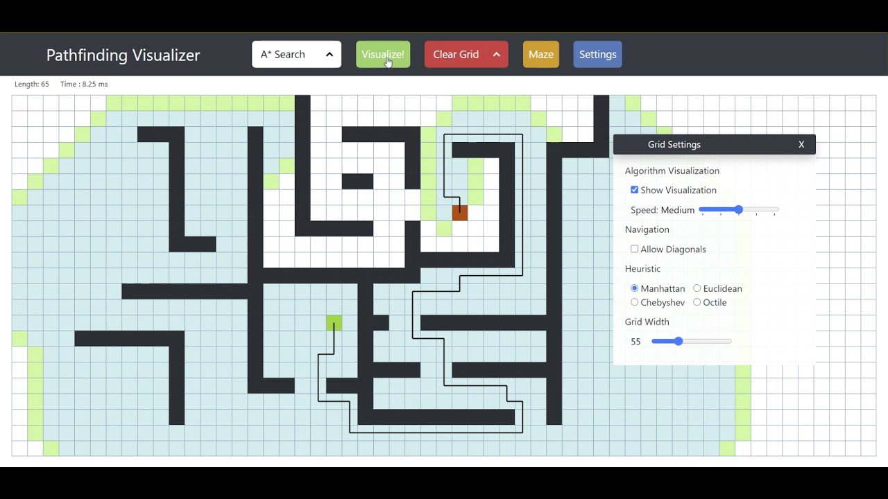 Pathfinding Visualizer