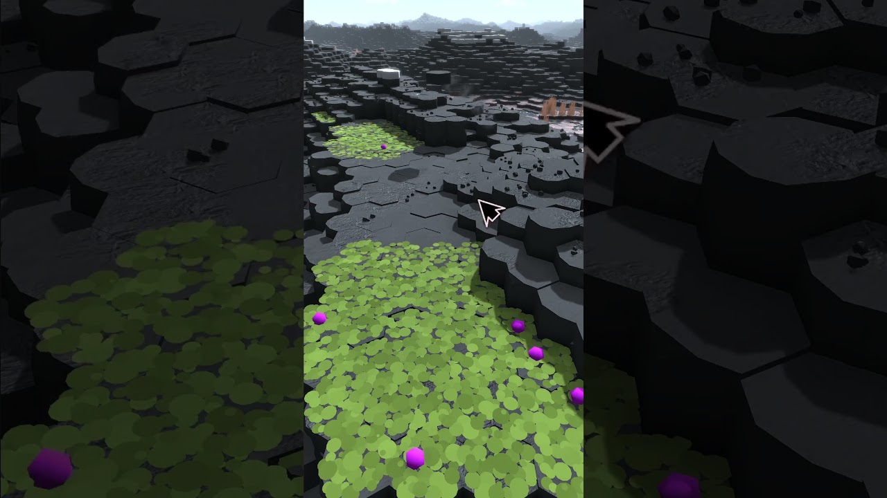 Moss only grows at one height… so I changed the mountains