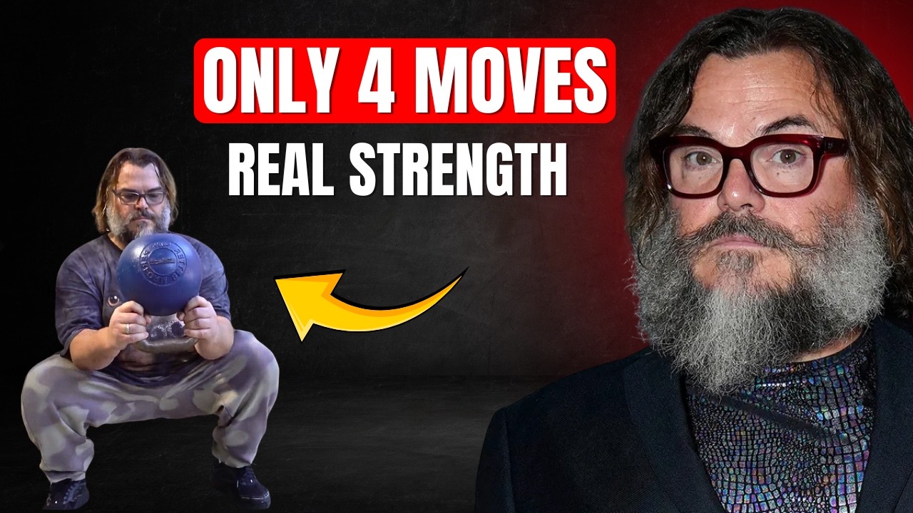 Jack Black (57) The Only 4 Kettlebell Moves He Used to Build Functional Strength