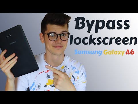 How to: Bypass lock-screen for Samsung Galaxy A6 Tablet FORGOTTEN PASSWORD