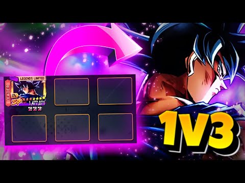 Can Ultra Instinct Goku 1v3 ANYONE In PvP?? (Dragon Ball LEGENDS)