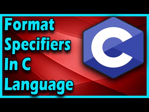 Format Specifiers In C | C Programming For Beginners Full Course