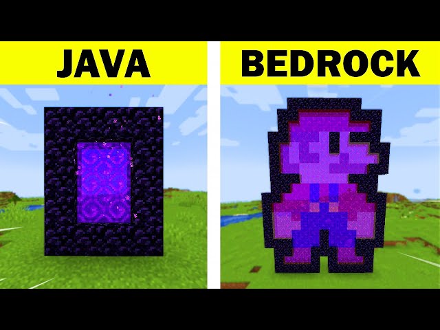 🔥โคตรเจ๋ง!!【"ทดสอบ 50 สิ่งที่ต่างกันระหว่างJava และ Bedrock!!"】| (Minecraft Java Vs Bedrock ...