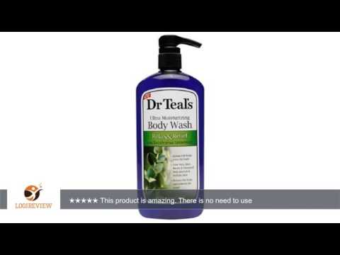 Dr. Teal's Ultra Moisturizing Body Wash, Relax & Relief with Eucalyptus Spearmint 24 fl oz (pack of