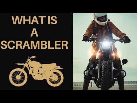 Scrambler motorcycle