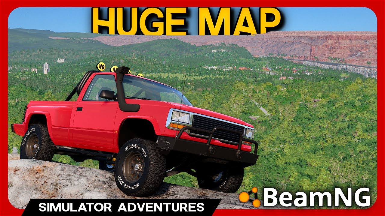BeamNG JUST GOT BIGGER! - OGC TWO Map Mod