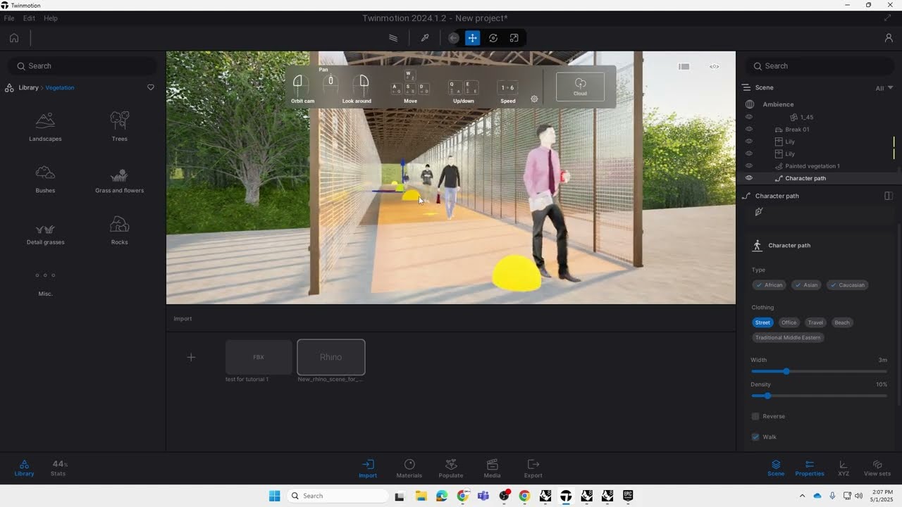 Twinmotion Tutorial - Creating a Scene