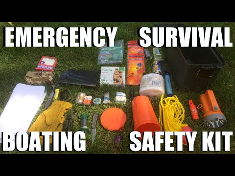 My Emergency Survival Boating Safety Kit | ASMR