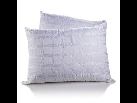 Concierge Collection Jacquard Plaid 2pack Jumbo Pillows