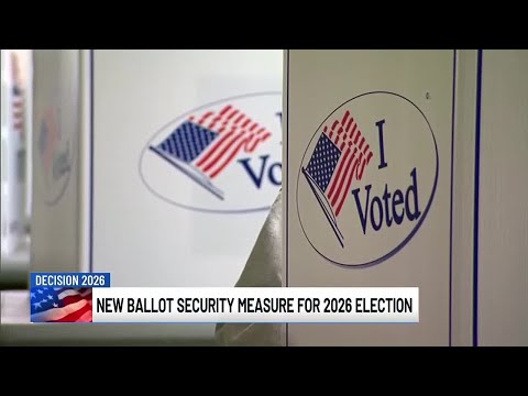 New ballot security measure for 2026 election