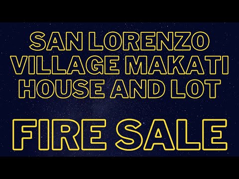 San lorenzo Village Makati city house for ale(FIRE SALE)