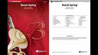 Beach Spring: Concert Band Conductor Score: Benjamin F. White | Sheet Music