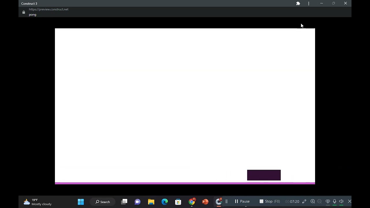 pong construct 3 tutorial