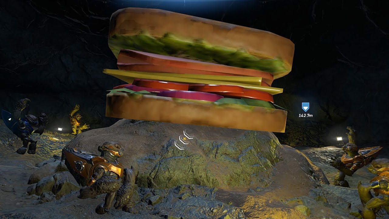 MASSIVE Sandwich Easter Egg Location in HALO INFINITE
