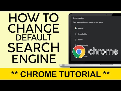 How to Change Default Search Engine on Google Chrome Browser 2024