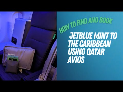 How to find and book JetBlue Mint flights to the Caribbean using Qatar Avios