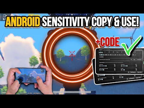 PUBG MOBILE SENSITIVITY SETTINGS 2024 ANDROID🔥WITH CODE & TUTORIAL✅COPY & USE!