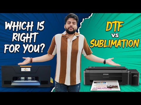 DTF vs Sublimation Printing EXPLAINED Which Is BEST for Your Clothing Brand? #sublimation #dtf #gift