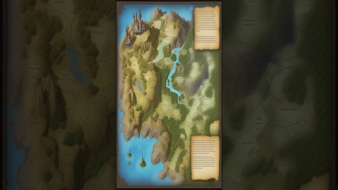 Drawing A Fantasy Map - Fantasy Map Making Must Watch!