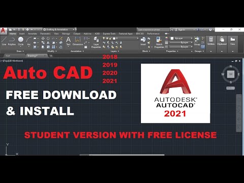 DOWNLOAD and INSTALL AutoCAD 2021 Student Version with Free License | Autodesk