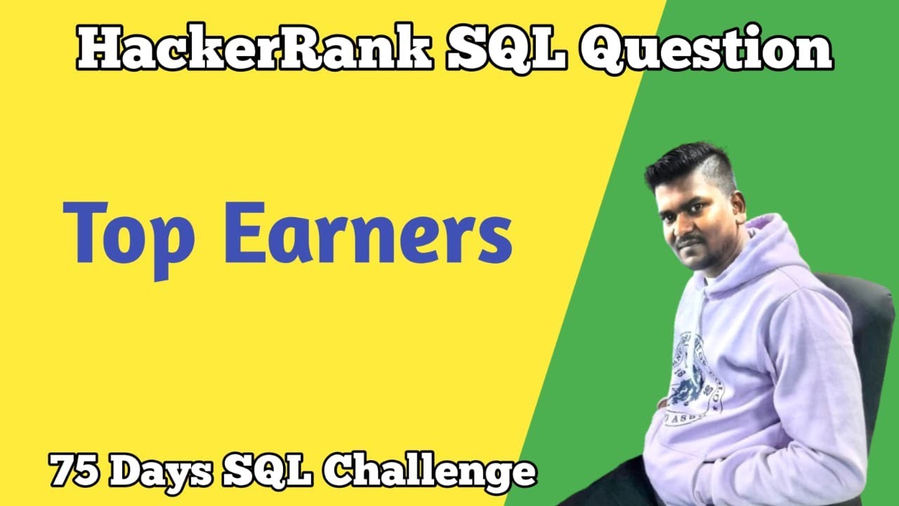 Top Earners Hacker Rank SQL Question